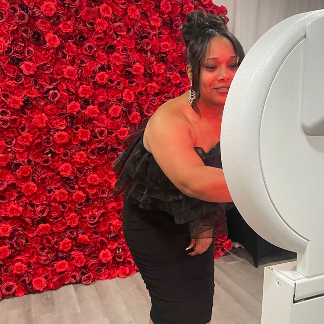 Luxury Flower Wall Photo Booth Rentals Atlanta