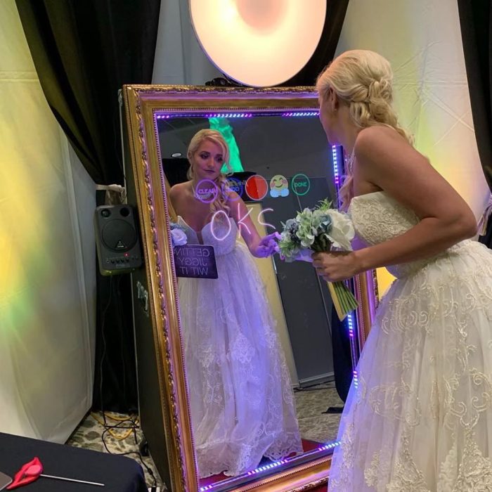 Upscale Mirror Photo Booth Rental in Atlanta | Rent a Magic Mirror Booth